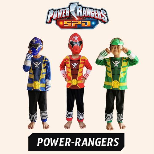 Jual Baju Kostum Superhero Anak Power Rangers Setelan Powerangers ...