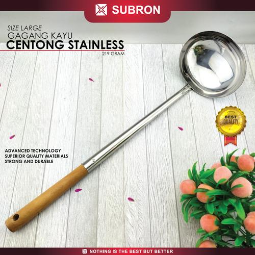 Jual SUBRON Soup Ladle Panjang 49cm Centong Sendok Kuah Soup Gagang ...