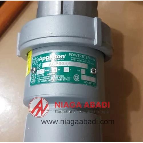 Jual Appleton Mobile Plug ACP6044BC 60 AMP 6044 ACP6044 BC - Jakarta ...