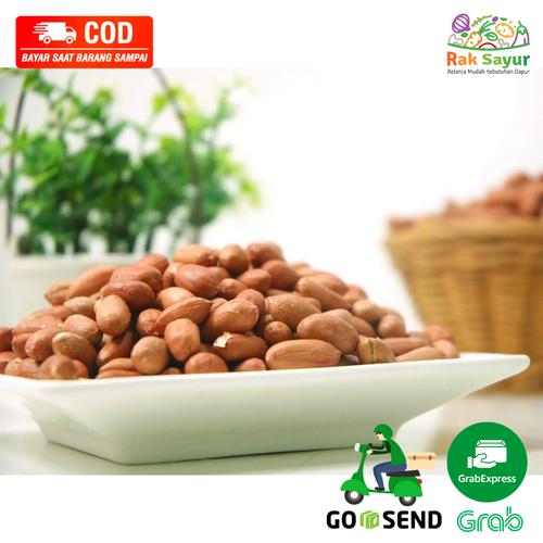 Jual Kacang Tanah Segar Kacang Goreng 250gr Curah Rak Sayur Padang ...