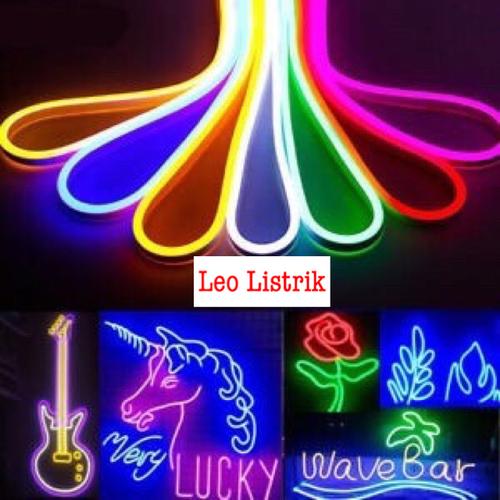 Jual NEON FLEX LAMPU LED SELANG PANJANG 5M KUALITAS SUPER DC 12V ...