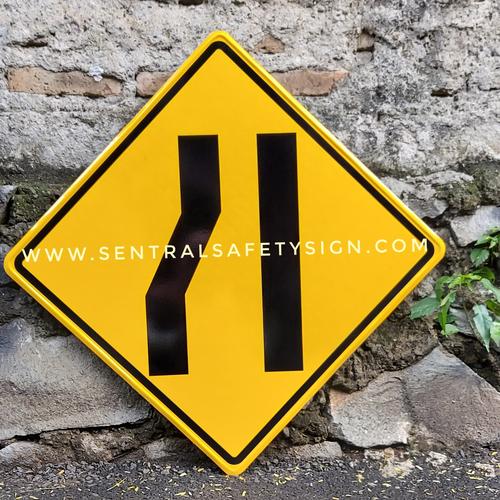 Jual Rambu Penyempitan Jalan Ke Kanan 60x60cm - Jakarta Barat - sentral ...