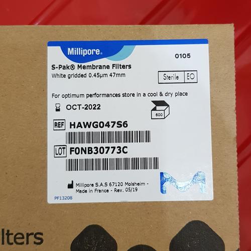 Jual S-PAK MEMBRANE FILTER 0.45 UM 47MM MILLIPORE MIX CELLULOSE STERILE ...