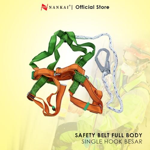 Jual Safety Harness / Sabuk Pengaman Full Body Single Hook Besar Nankai ...