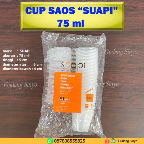 Jual Suapi Cup Tempat Saos Container 75 ml - Kota Surabaya - Gudang ...