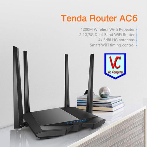 Jual Tenda AC6 Router WiFi Dual-band AC1200 - Kota Medan - Vic Computer ...