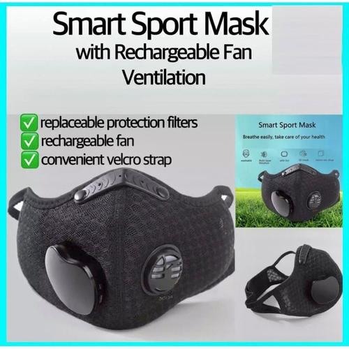 Jual Masker KN95 Smart Electric Mask Rechargeable Masker Sepeda ...