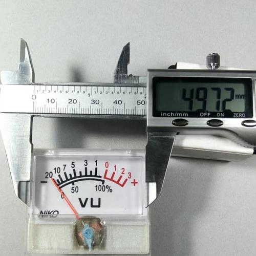 Jual vu meter display dc besar 5x4cm 5cmx4 cm big niko analog - Jakarta ...