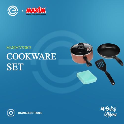Jual MAXIM Wajan Venice Set - Teflon - Merah/Hitam - Jakarta Pusat ...