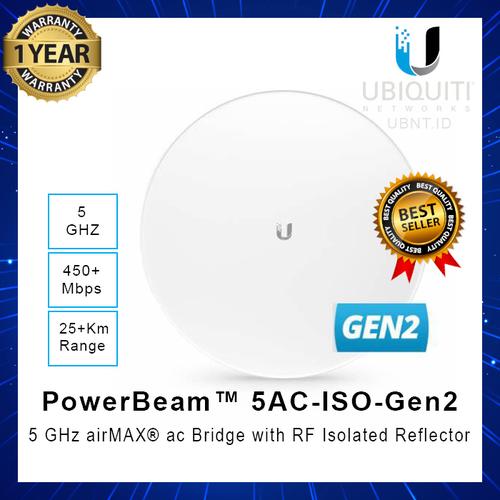 Jual PBE-5AC-ISO-Gen2 airMAX PowerBeam AC 5 GHz ISO Gen2 PBE 5AC ISO ...