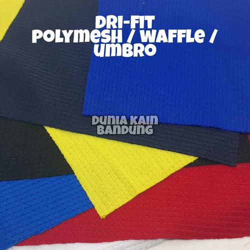 Jual Bahan Kain DriFit Polymesh / Waffle / umbro Dryfit - Kota Bandung ...
