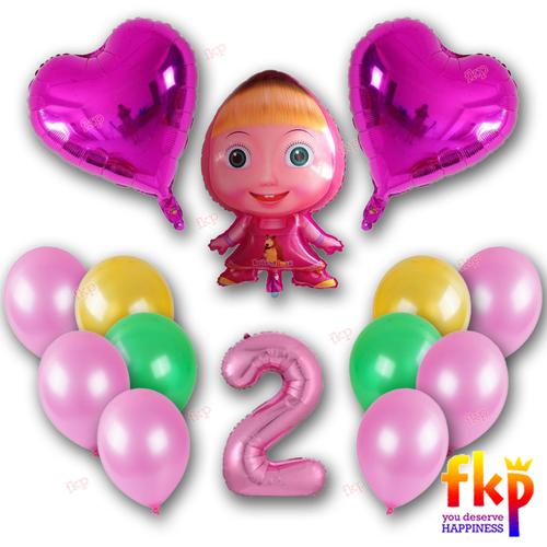 Jual Balon Marsha and The Bear / Paket Ultah Anak Ulang Tahun Marsa ...