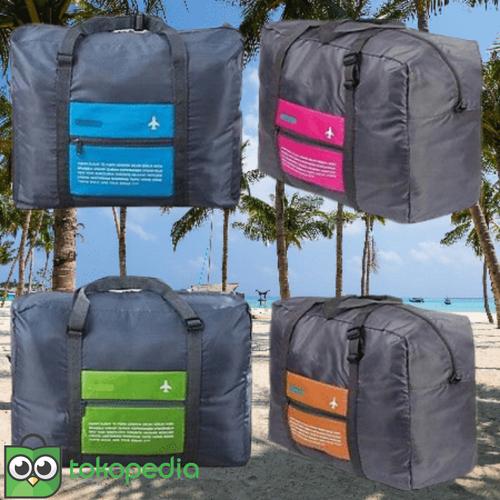 Jual Tas Koper Lipat Travelling Bahan parasut 32 liter - Merah Muda ...