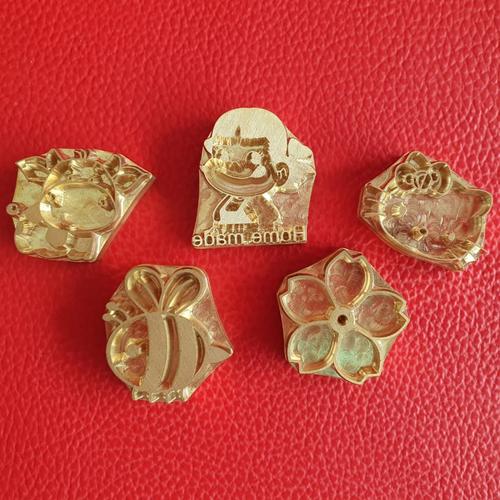Jual Hot Stamp Medium / Hot Stamp ukuran 3cm / Plat Kuningan / Cap Kue ...
