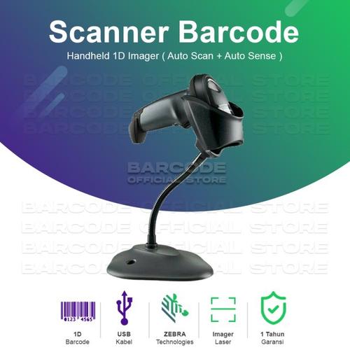 Promo SCANNER BARCODE ZEBRA LI2208 MOTOROLA LI-2208 SYMBOL LI2208 1D ...