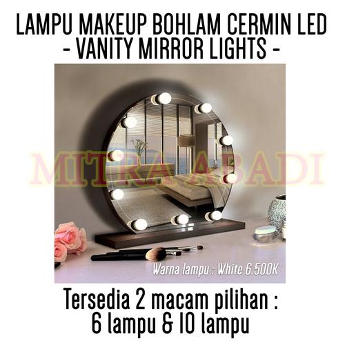Jual Lampu Makeup Bohlam Cermin LED - Vanity Mirror Lights LED - 6 ...