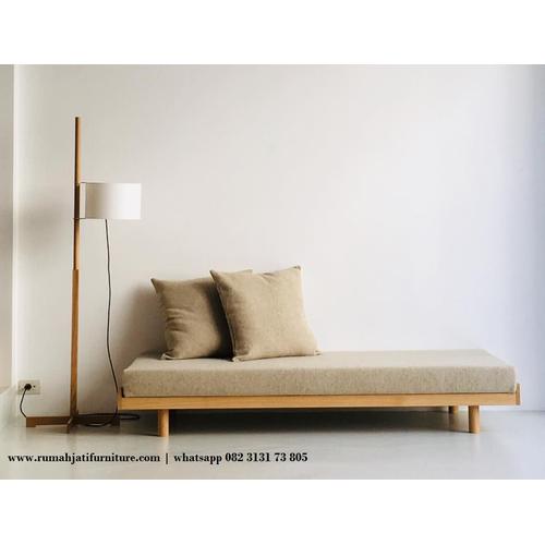 Jual Daybed Bangku Minimalis Kayu Jati Sofa Bench Kayu Jati Sarjana ...