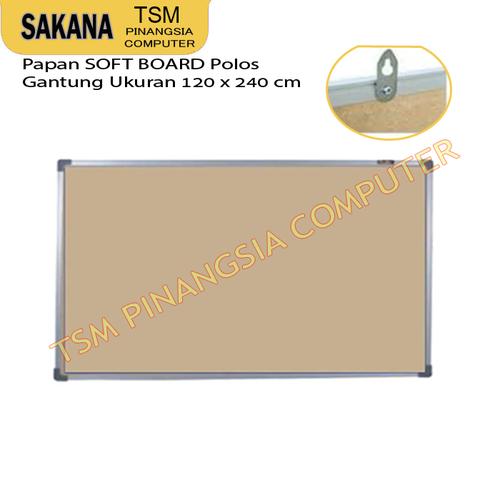 Jual Sakana 120 x 240 cm Papan Tulis Soft Board - Softboard Gantung ...