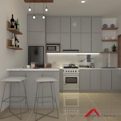 Jual Furniture Custom Kitchen Set Rangka Plywood 18mm Finishing HPL by ...
