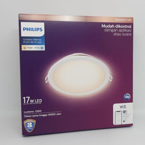 Jual Philips Smart Wifi Downlight Panel 17w Philips Dimmer Down light ...