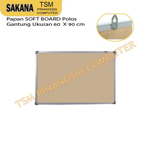Jual Sakana 60 x 90 cm Papan Tulis Soft Board - Softboard Gantung ...