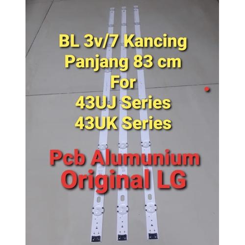 Jual Backlight TV LED LG 43UJ 43UK series LAMPU 3V BL 7K Original ...