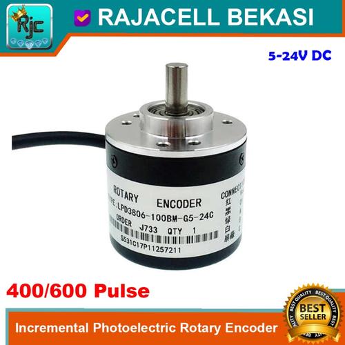 Jual Incremental Photoelectric Rotary Encoder 400 600 Pulse 5V 12V 24V ...