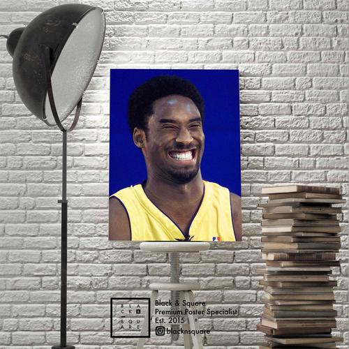 Jual Premium Poster - Kobe Bryant Smile - Borderless Frame 45x60cm ...