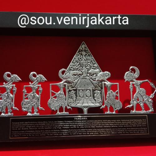 Jual pajangan wayang Pandawa Lima / frame Pandawa Lima / bingkai ...