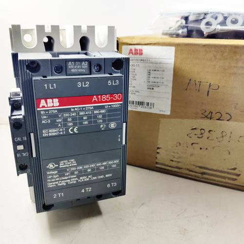 Jual ABB A185-30 Contactor 275A 415V Kontaktor A185-30-11 ...