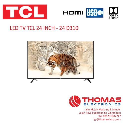 Jual LED TV TCL 24 Inch 24D310 L24D310 (HDMI, USB Movie) - Kab. Jember ...