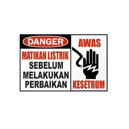 Jual stiker matikan listrik - Kota Surabaya - zero sticker | Tokopedia