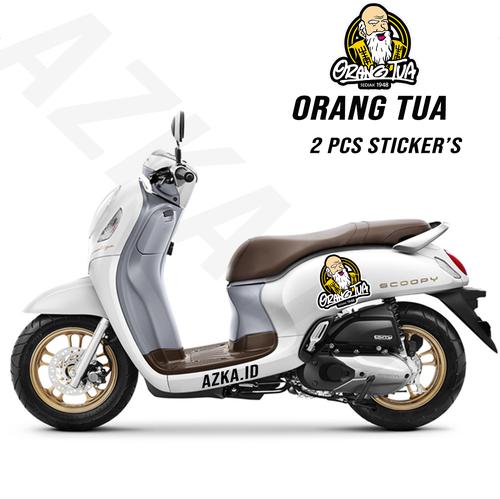 Jual STICKER ORANG TUA/LOGO ORANG TUA STICKER/STICKER SCOOPY/STICKER ...