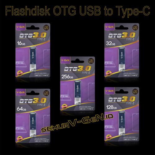 Jual OTG 16gb 32gb 64gb 128gb 256gb USB Flashdisk 3.0 to Type-C Flash Disk - 32 gb - Kab ...