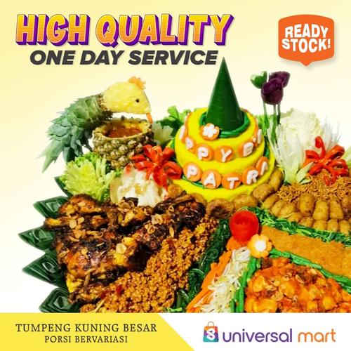 Jual Nasi Tumpeng Besar Nasi Kuning Porsi 20 - PORSI 20, AYAM - Kota ...