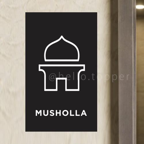 Promo Sign Musholla Acrylic Modern 15x25 | Sign Board Acrylic - Jakarta ...