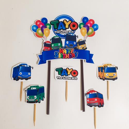 Jual CAKE TOPPER TAYO / CAKE TOPPER TAYO / TOPPER KUE TAYO - Kab ...