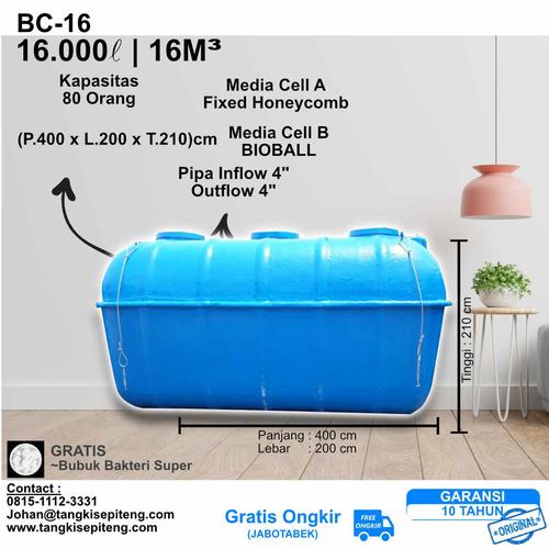 Jual Tangki BIO Septic Tank ANAEROB 16000 Liter / 16M3 - Kab. Tangerang ...