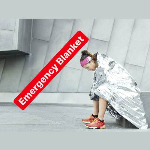 Jual EMERGENCY BLANKET for Trail Running and outdoor Activity - SILVER ...
