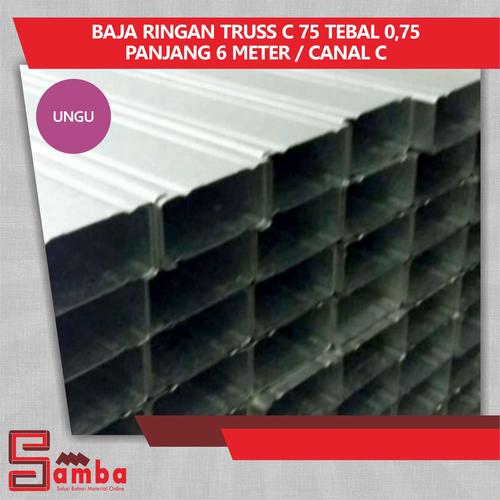 Jual BAJA RINGAN TRUSS C 75 TEBAL 0,75 PANJANG 6 METER / CANAL C - Kota ...