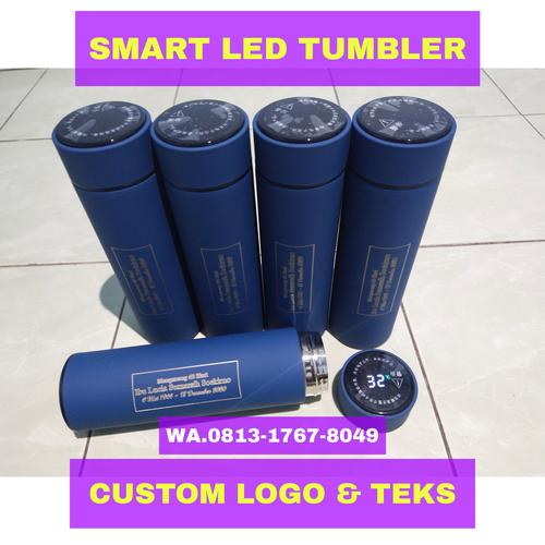 Jual SMART LED TUMBLER CETAK LASER/TUMBLER LED TEMPERATURE SUHU CUSTOM ...