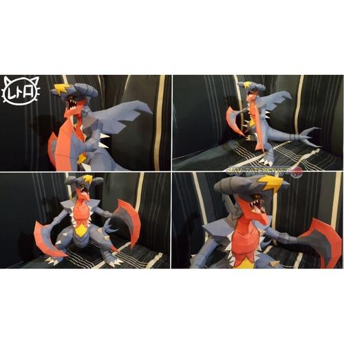 Jual Pokemon Mega Garchomp papercraft - Kab. Bekasi - Papercraft Tiviti ...