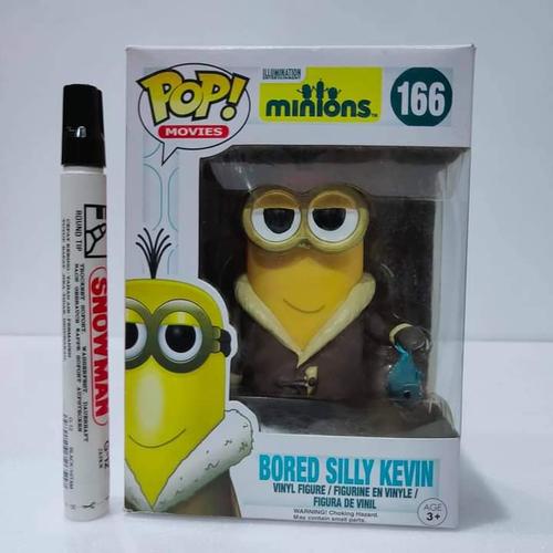Jual mainan pop figure minions funko pop bored silly kevin pop movies ...