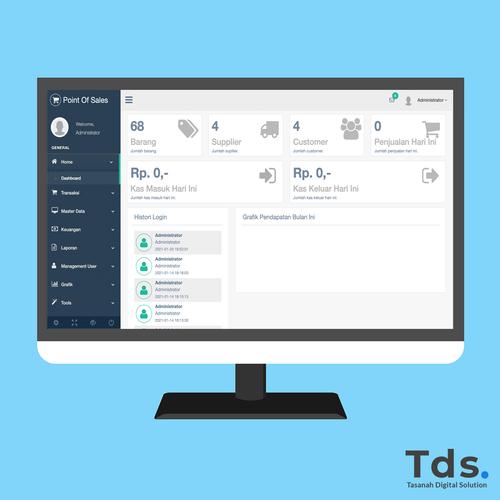 Jual APLIKASI WEB SOURCE CODE KASIR POINT OF SALES PENJUALAN LENGKAP ...