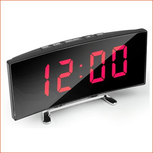 Jual Jam Meja Digital Led Weker / Digital Alarm Clock Mirror DT-6507 ...