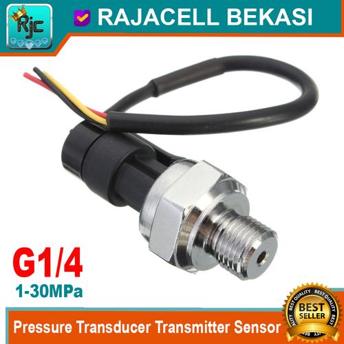 Jual Sensor Tekanan Pressure Tranducer Transmitter Sensor G1/4 1/4" 1 ...