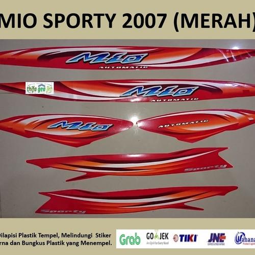 Jual Mio Sporty 2007 Merah Motor Yamaha Stiker Striping Stripping ...
