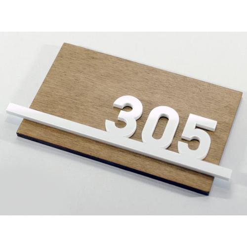 Jual NOMOR KAMAR ACRYLIC KAYU MODERN / NOMOR KAMAR KOST HOTEL - Jakarta ...