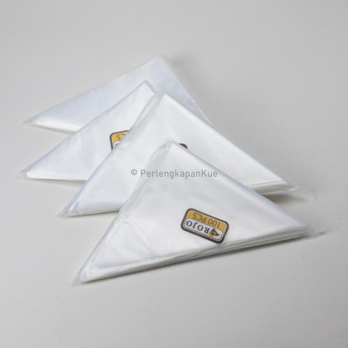 Jual Plastik kue / Plastik segitiga kecil / Plastik corong (Per 100 ...