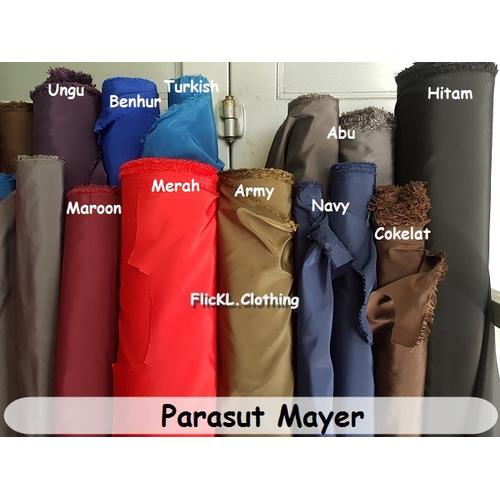 Jual Bahan Kain Mayer Parasit Parasut Waterproof Jaket - Putih, Peryard ...
